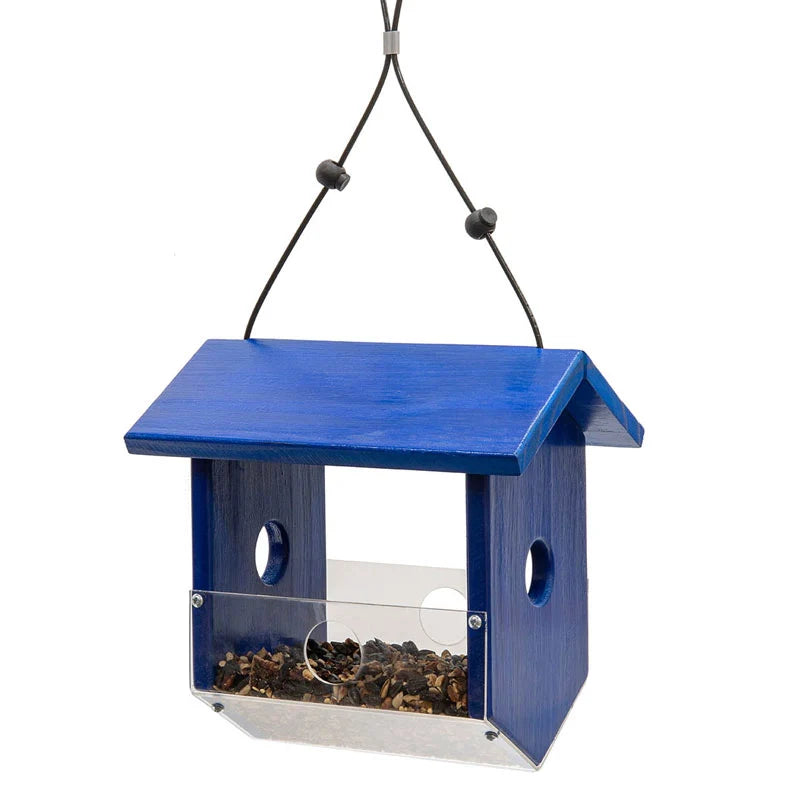 Buy Blue Fly Thru Bird Feeder Online | Breck's Bulbs Canada